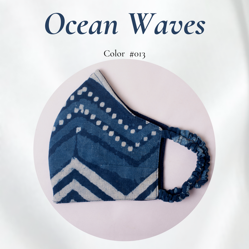 FACE MASKS - Cotton Indigo Printed – The Prinja Project